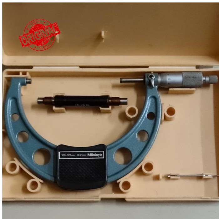 Jual Mitutoyo 103 141 Om 125 Micrometer Outside 100 125mm 0 01mm