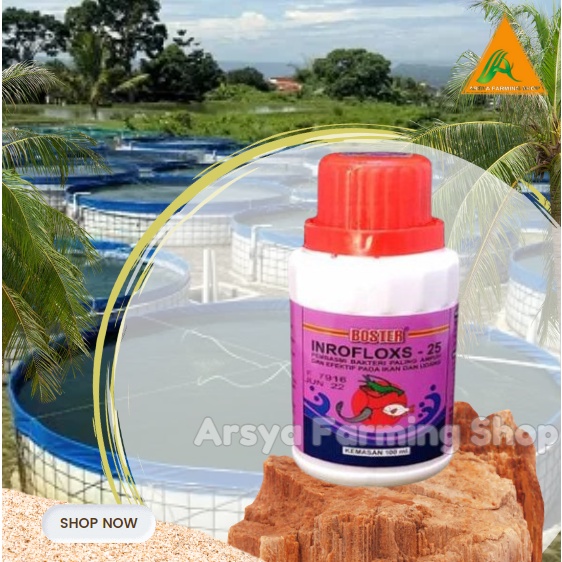 Jual Boster Inrofloxs 25 100Ml Antibiotik Ikan - Pembas Bakteri ...