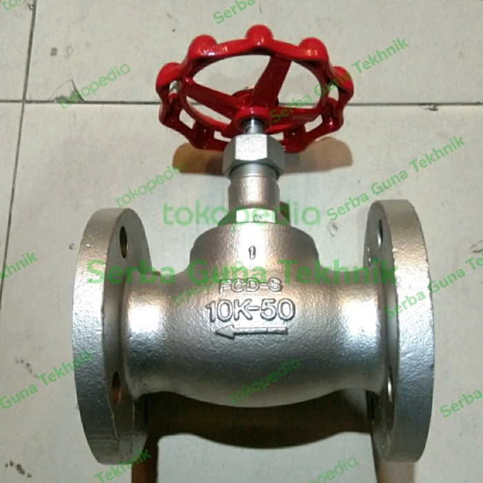 Jual Ori Globe Valve Kitz 2 Inch Flange Jis 10K Cast Iron Fcd-S 10K-50 Limited | Shopee Indonesia