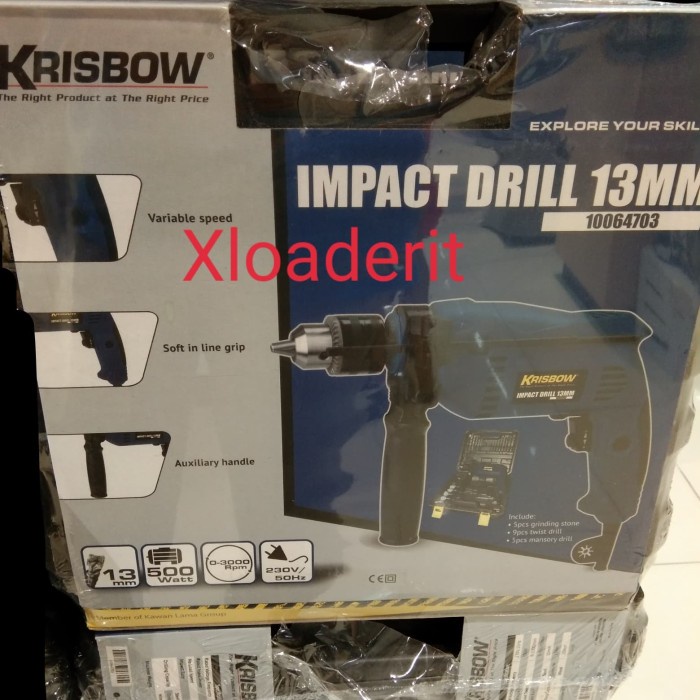 Jual New Krisbow Impact Drill / Mesin Bor 13Mm 500Watt Berkualitas ...