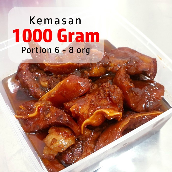 Jual Nyamnyam Kitchen - Sekba / Bektim (Kuliner Babi kemasan 1 KG ...