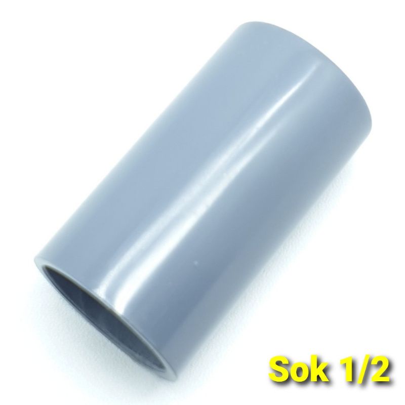 Jual Sambungan Sok Pvc 1/2" Soket Shok Sock Pipa Air PVC Paralon 1 ...