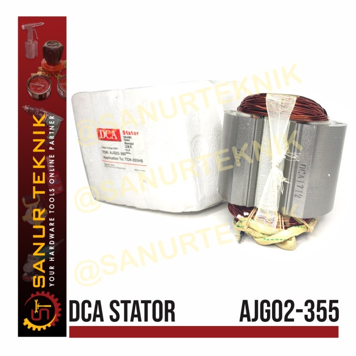Jual DCA Stator / Rumah Armature Mesin Cut off DCA AJG02-355 AJG02 355 ...