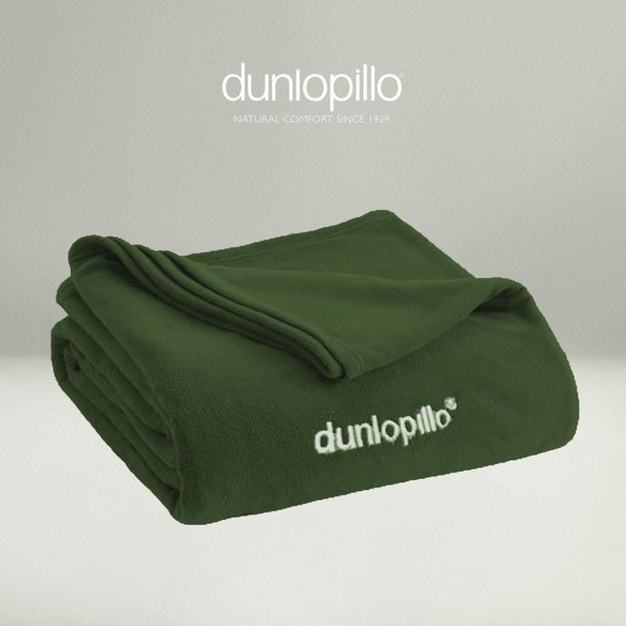 Jual Dunlopillo Thermal & Travel Blanket Green Army ( Selimut hangat ...