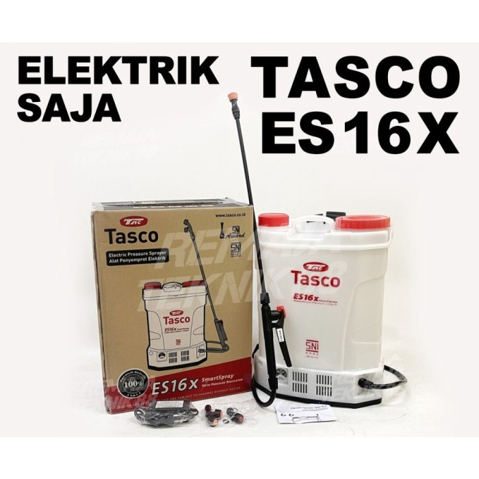 Jual Promo Tasco Knapsack Sprayer Es16X Elektrik Alat Semprot Hama Es 16 Liter | Shopee Indonesia