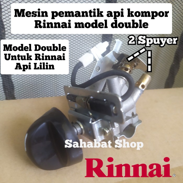 Jual MESIN PEMANTIK API KOMPOR GAS RINNAI SEMUA TIPE MODEL DOUBLE 2 ...