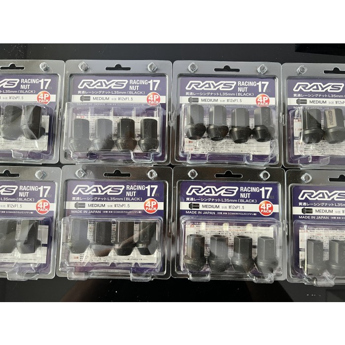 Jual Baut Roda-Lug Nut Racing Rays 17 Hex L35 open end Original 4pcs ...