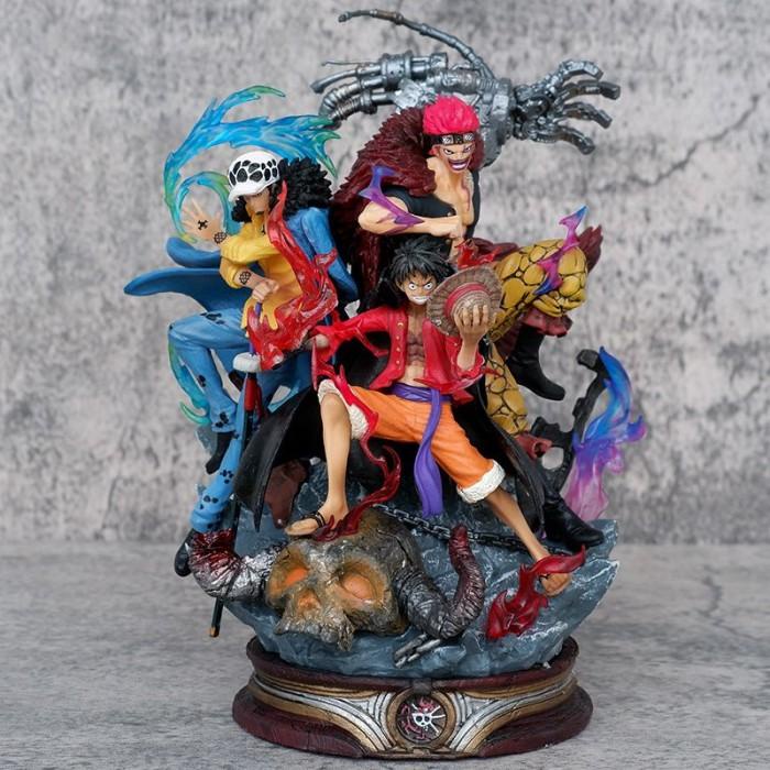 Jual LUFFY KID LAW GK STATUE ACTION FIGURE ONE PIECE LX STUDIO MEDIUM ...