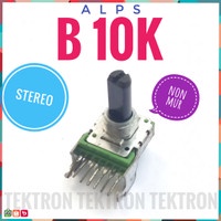 Jual ALPS B10K Potentiometer Stereo B103 Potensio 10K 10Kohm Non Mur ...