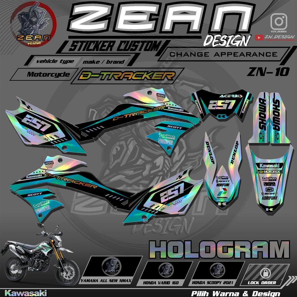 Jual Sale (COD) Sticker Striping Hologram Motor Cross DTRACKER Semi ...