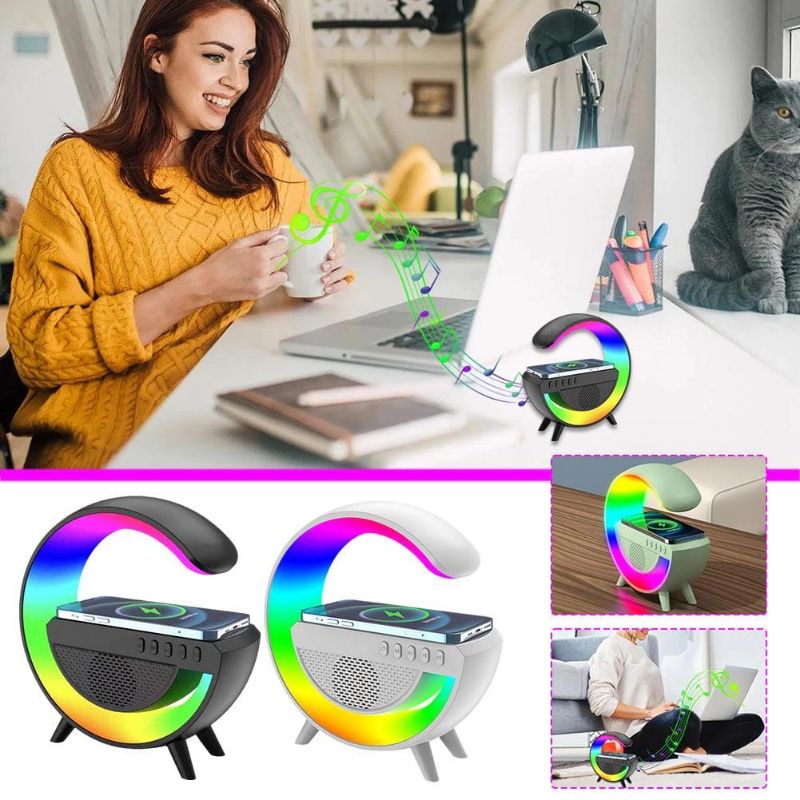 Jual G-500 Speaker G500 Wireless Charging Bluetooth Speaker Smart Night Light | Shopee Indonesia