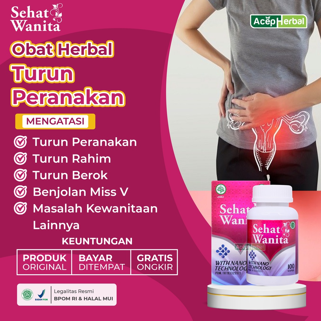 Jual Obat Turun Peranakan Rahim Turun Prolaps Uterus Rahim Menurun ...