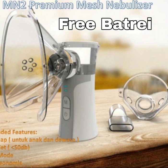 Jual Nebulizer Portable Alat Terapi Pernafasan Asma Inhalasi N2 ...