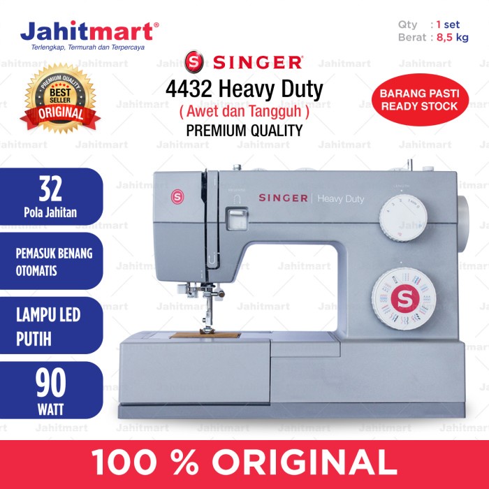Jual Mesin Jahit Singer Heavy Duty 4432 | Shopee Indonesia