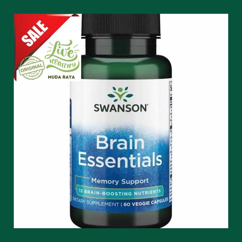 Jual Mr Swanson Brain Essential Memory Support Isi 60 Capsul Premiumquality | Shopee Indonesia