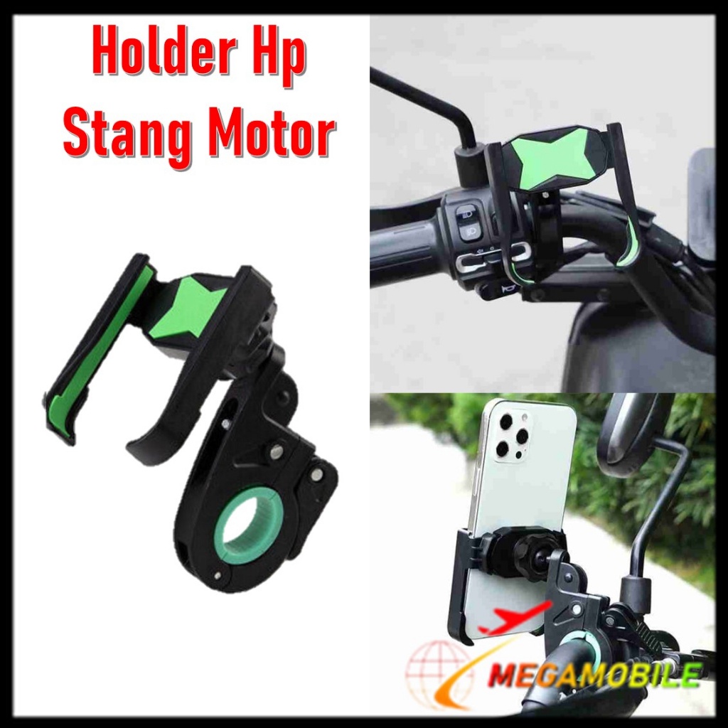 Jual MM - Motorcycle Phone Stang Holder Universal HP Tempat Handphone Stang Sepeda Motor Holder ...