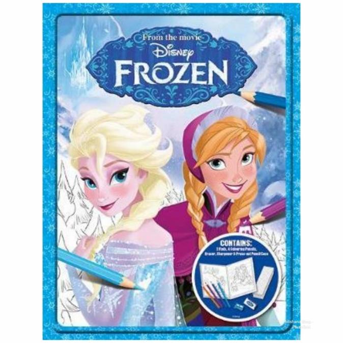 Jual Buku Kaleng Sticker Activity Book Disney Frozen Tin of Wonder ...