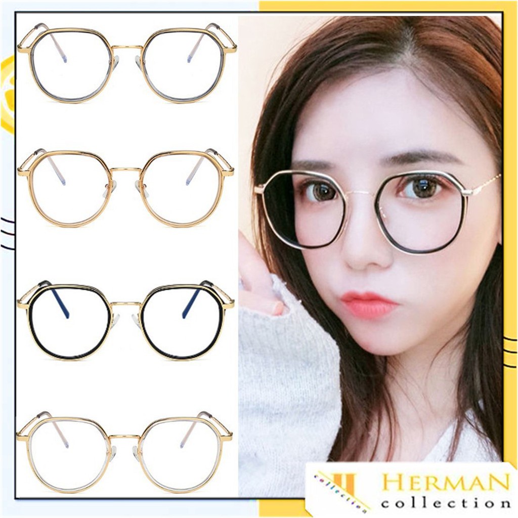Jual HC Kacamata Wanita Antiradiasi Kode 1005 Kacamata Anti Radiasi Metal Gaya Retro Untuk Pria ...