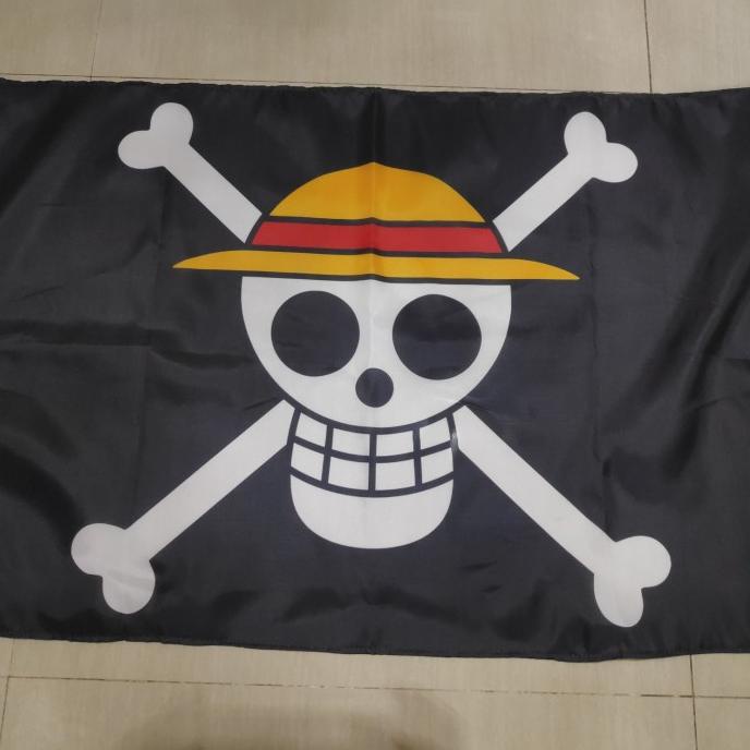 Jual bendera ONE PIECE STRAW HAT LUFFY bajak laut anime pirates flag ...