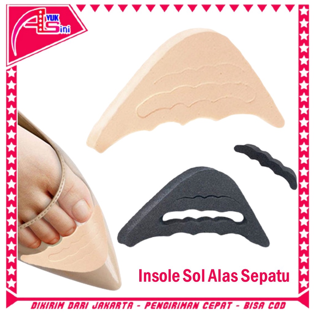 Jual AS Busa Spons Insole Sol Alas Sepatu Kebesaran Bantalan Sepatu ...
