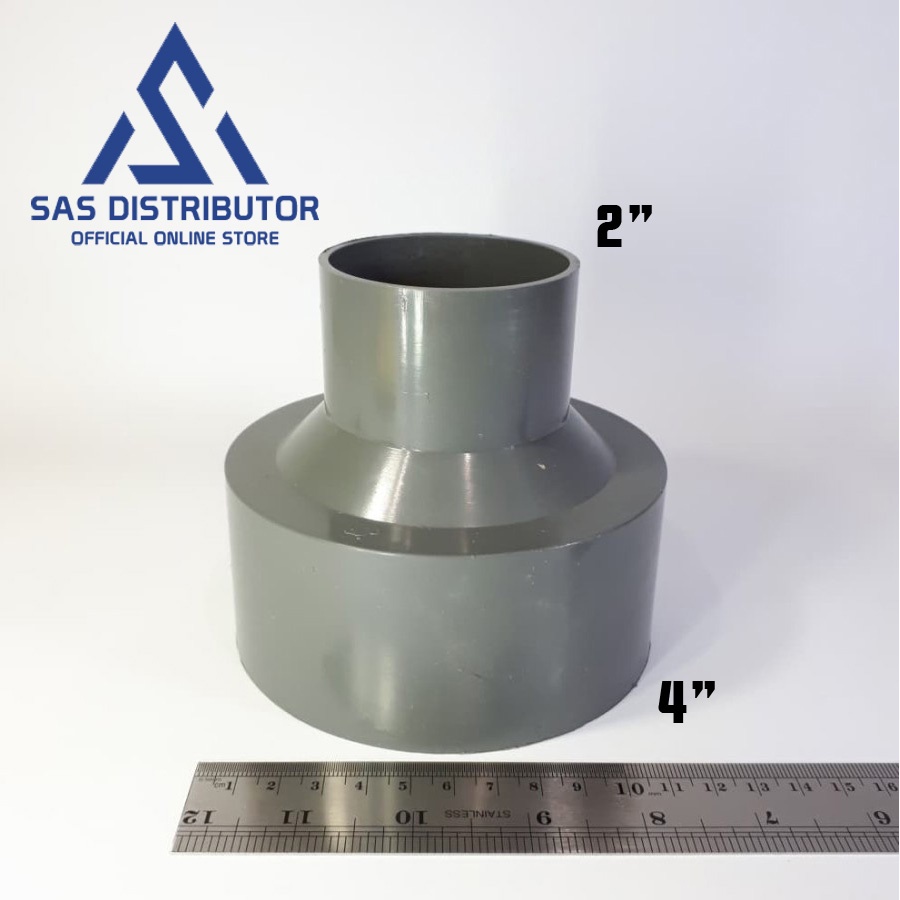 Jual Vlok Sok 4 x 2" inch PVC Soket / Reducer Sock 4 x 2" inch D ...