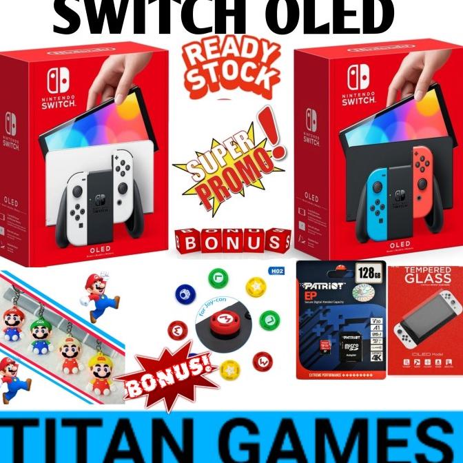 Jual Nintendo Switch OLED Console NEON Red Blue Neon | Shopee Indonesia
