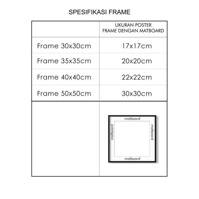 Jual Poster House gallery wall Islamic series 1 - frame plus poster ...