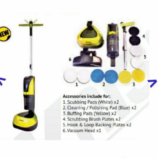 Jual Krisbow 3In1 Mesin Poles Lantai Scrubber Polisher & Vacuum Cleaner ...