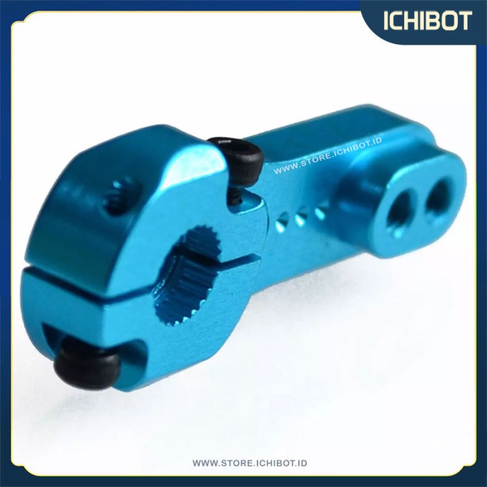 Jual 25T Standard Rocker Arm Servo Steering Gear Metal - Biru | Shopee ...