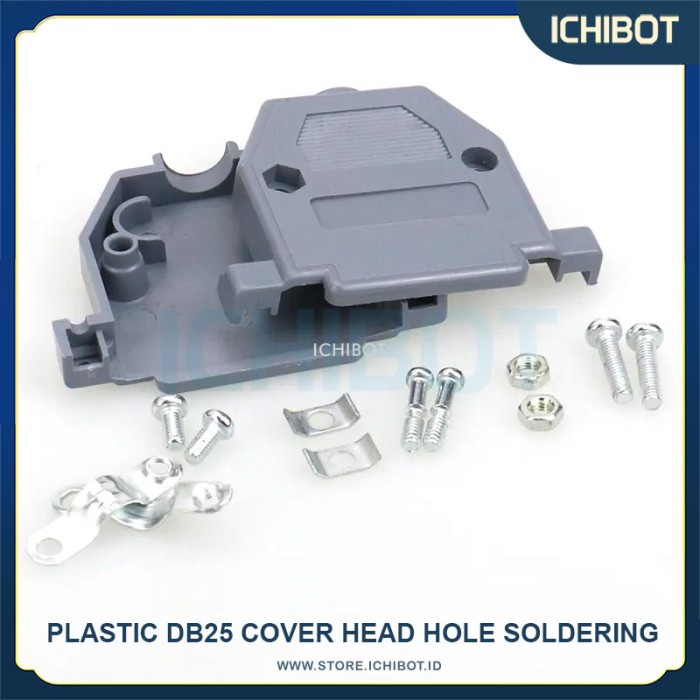 Jual Plastic DB25 Cover Head Hole Soldering Shell DB 25 | Shopee Indonesia