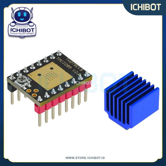 Jual TMC2209 Heatsink Driver Motor TMC 2209 stepper silent 3d printer | Shopee Indonesia