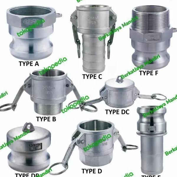 Jual Camlock 3" Inch Stainless 316/Camlock 300 Type A B C D E F Dc Dp ...