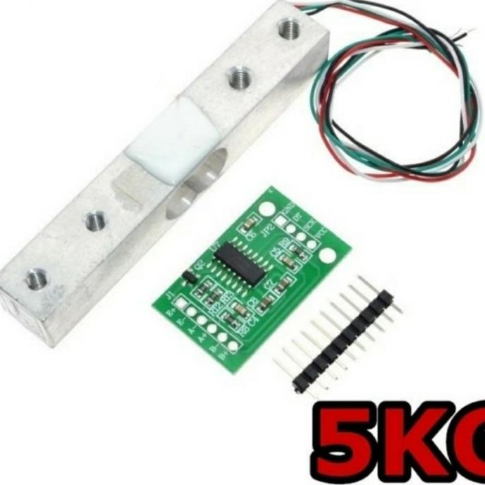 Jual Loadcell Weight Weighing Sensor Berat Load Cell 5Kg 5 Kg + Hx711 ...