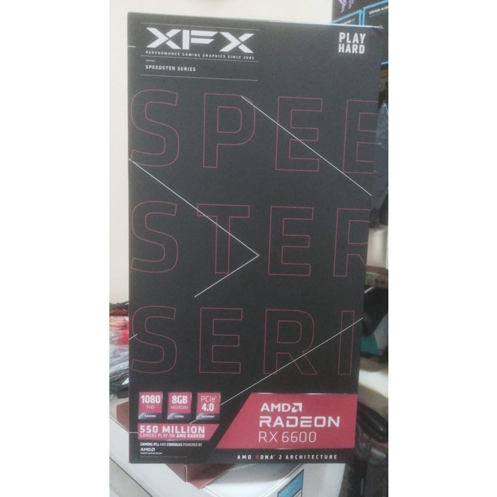 Jual XFX AMD RADEON RX 6600 8GB GDDR6 SPEEDSTER SWIFT 210 DUAL FAN VGA ...