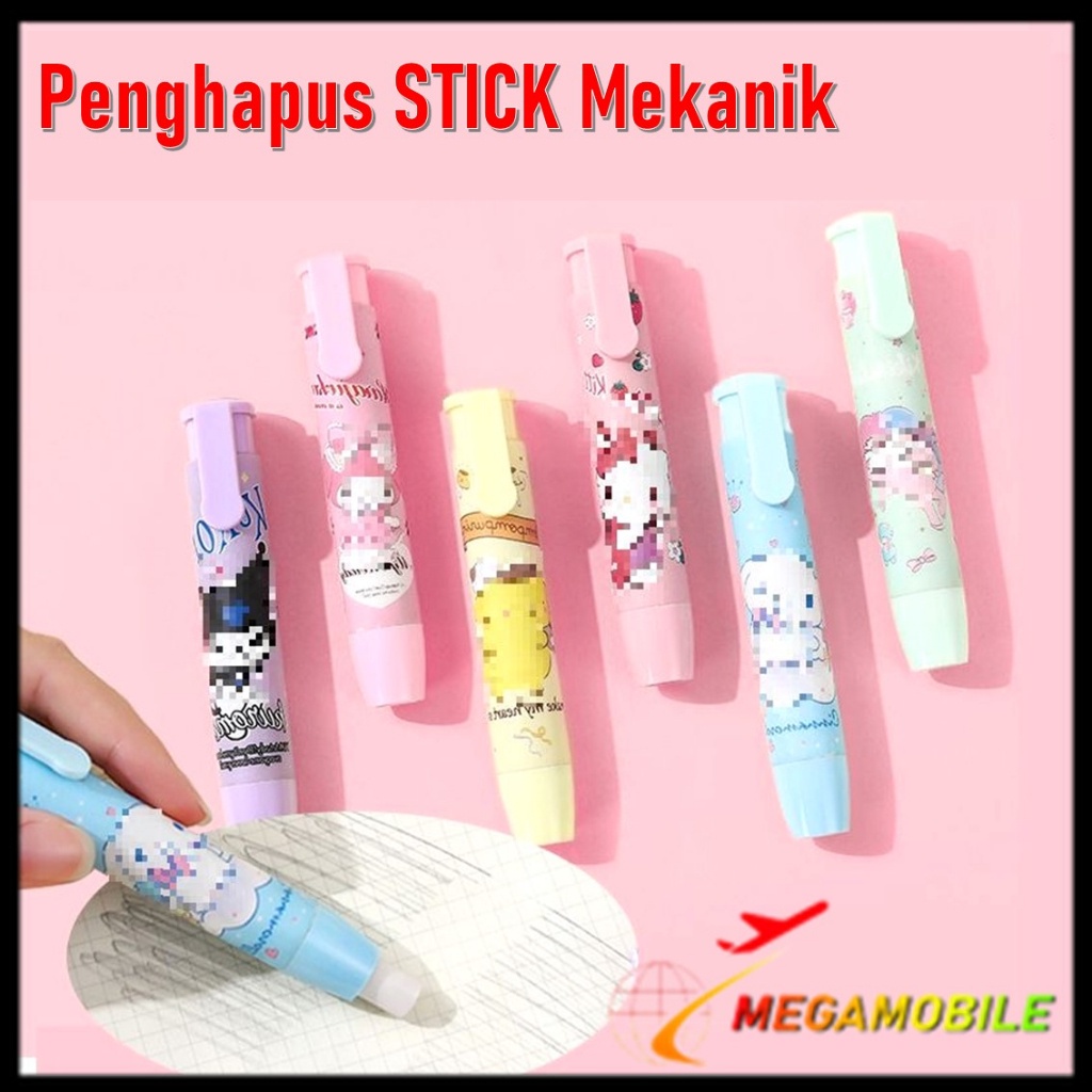Jual MM - Penghapus Pensil Mekanik Karakter Mechanical Eraser Lucu ...