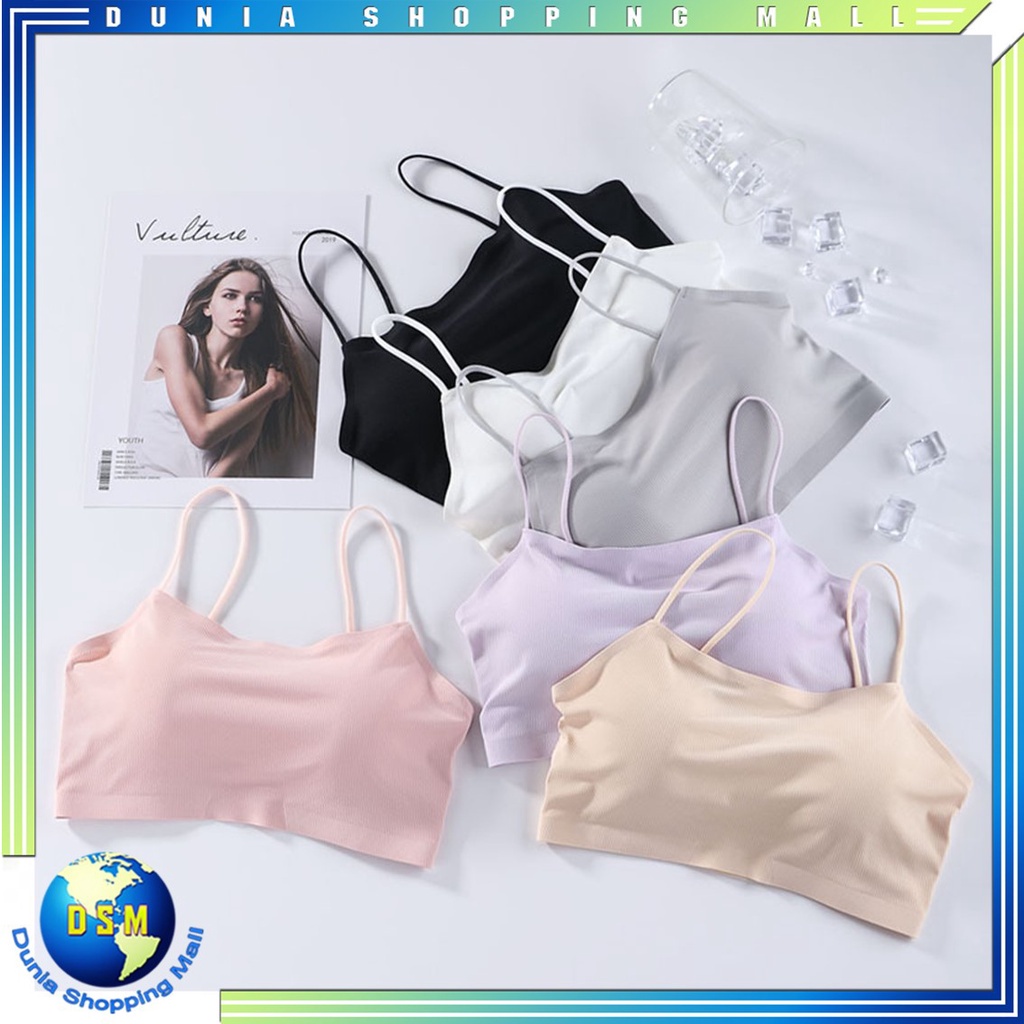 Jual DSM Bra Wanita 6614 Bh Crop Top Ala Korea Pakaian Dalam Wanita Bra ...