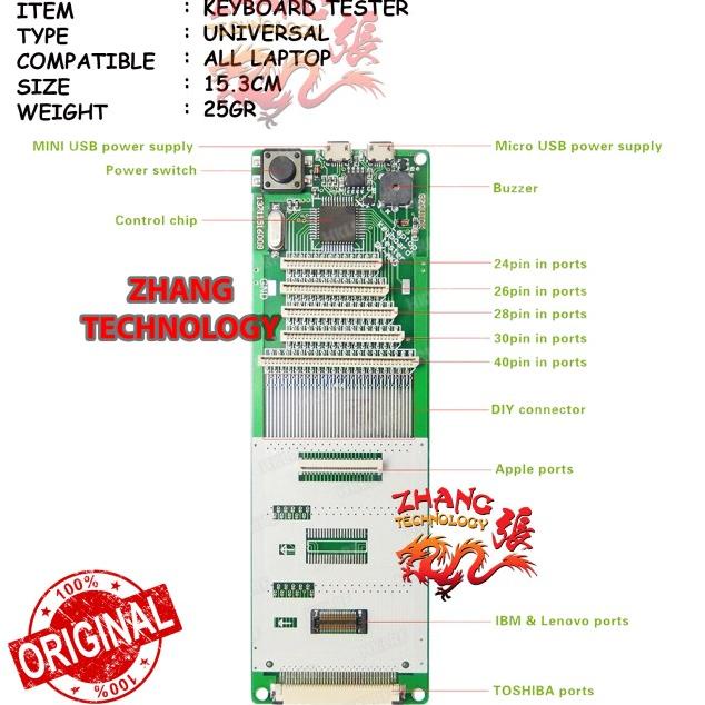 Jual KEYBOARD TESTER ALAT TEST LAPTOP NOTEBOOK UNIVERSAL ALL TYPE ...
