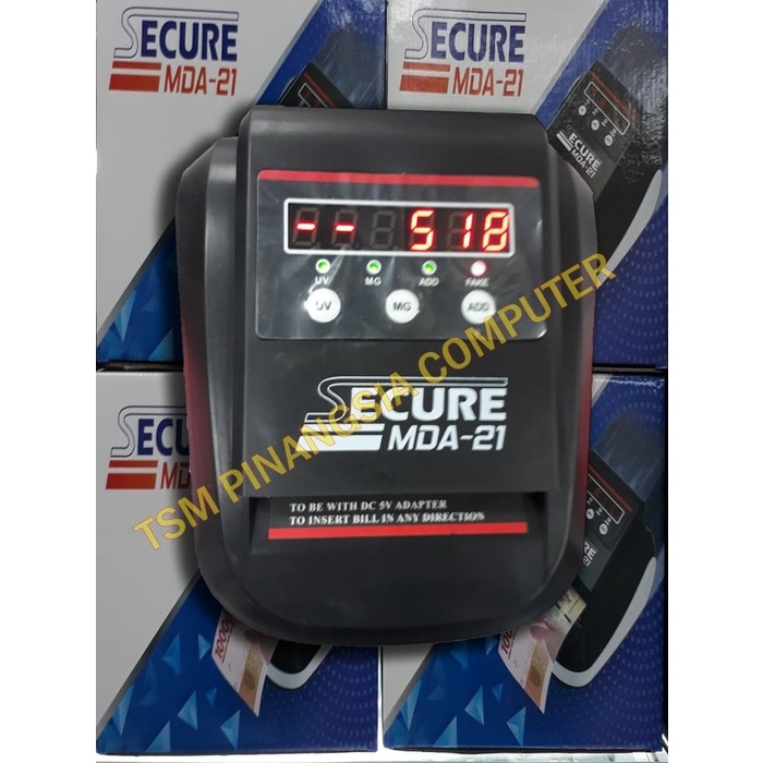 Jual SECURE MDA-21 MESIN DETEKSI UANG PALSU - MONEY DETECTOR | Shopee Indonesia