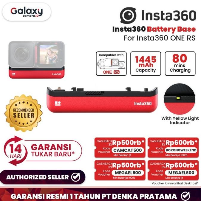 Jual Insta360 ONE RS Battery Base Baterai Insta 360 ONE RS Original ...