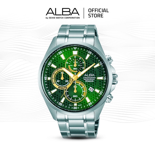 Jual Alba Active Jam Tangan Pria Chronograph AM3869 / AM3869X1 Quartz ...