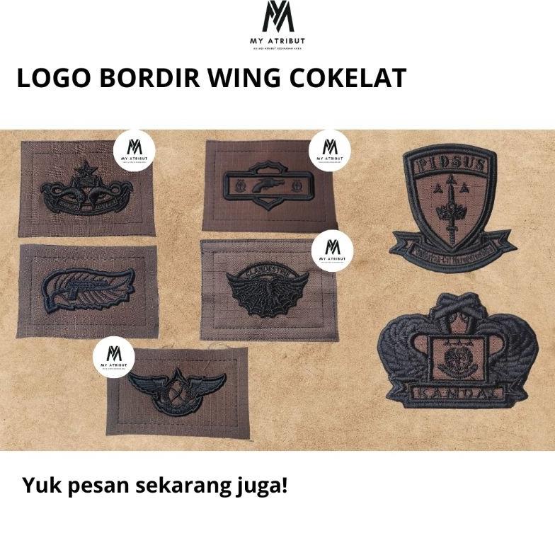 Jual Sale Logo Bordir Wing Kejaksaan Perja Terbaru, Wing Tu, Penembak ...