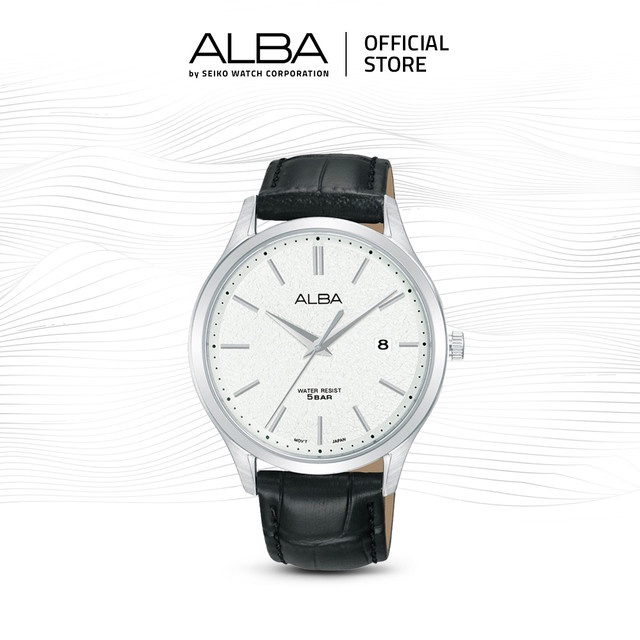 Jual ALBA Jam Tangan Pria AS9R39 Quartz Genuine Leather Hitam Watch ...