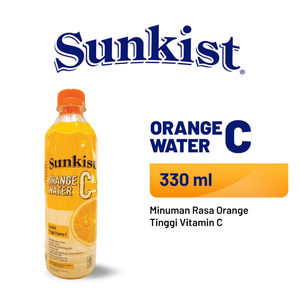 Jual Sunkist Orange Water C Ready To Drink 330 ml | Shopee Indonesia