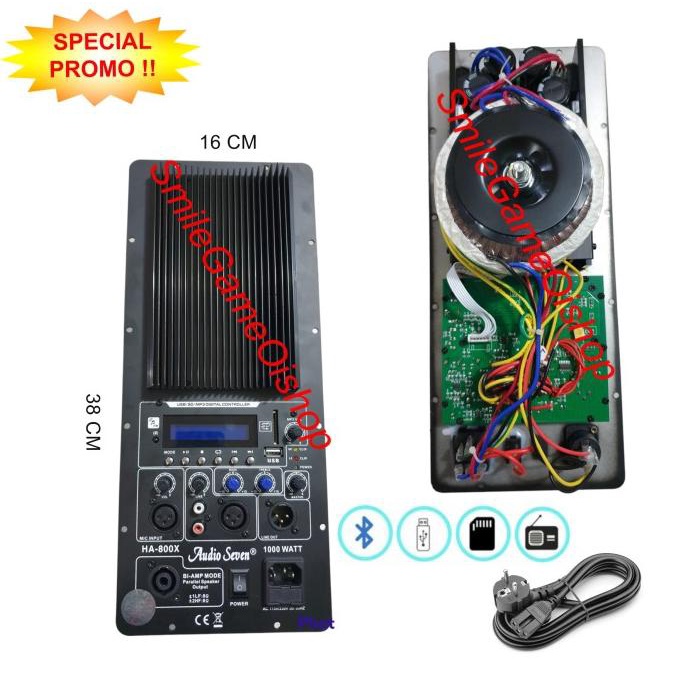 Jual Power Kit Audio Seven Ha800X Bluetooth Usb Kualitas Premium ...