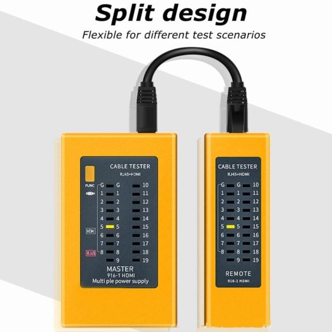 Jual CABLE TESTER RJ45 + HDMI / HDMI TESTER RJ45 / LAN TESTER | Shopee ...