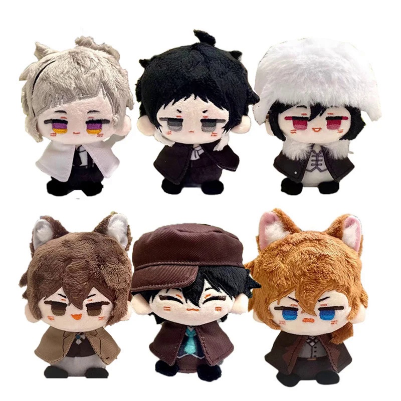 Jual 10cm Bungo Stray Dogs Plush Fyodor Dostoevsky Nakahara Chuuya ...