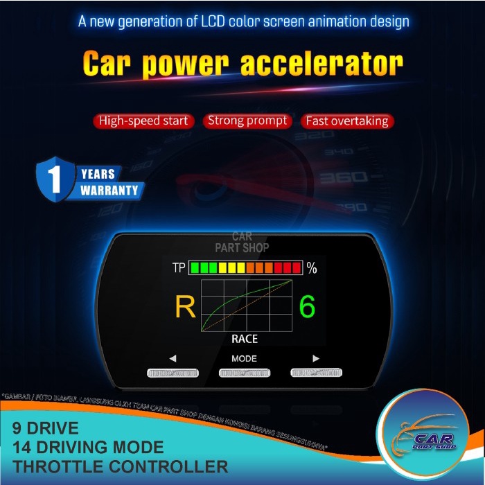 Jual Piggyback Remap Throttle Throtle Controller 9 Drive Spin Aveo ...