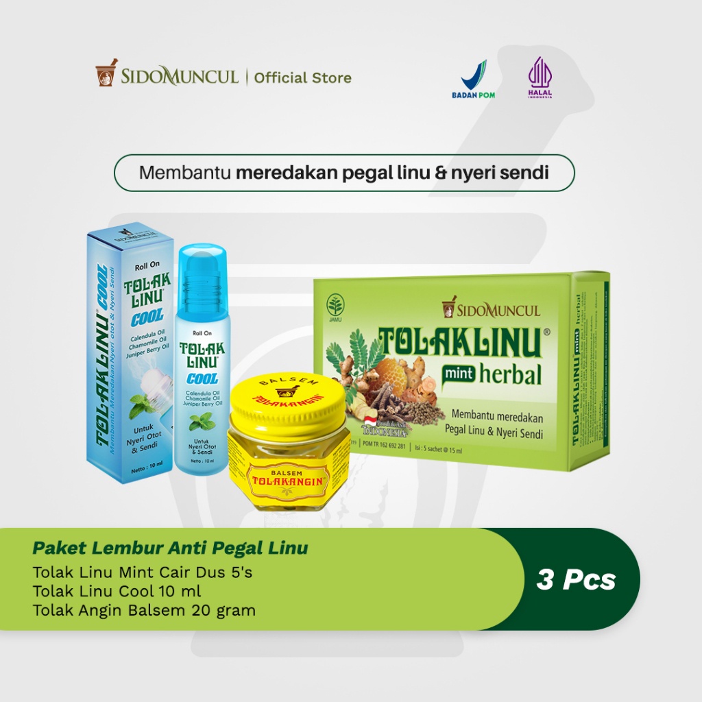 Jual Paket Lembur Anti Pegal Linu : Tolak Angin Balsem 20 gr ...