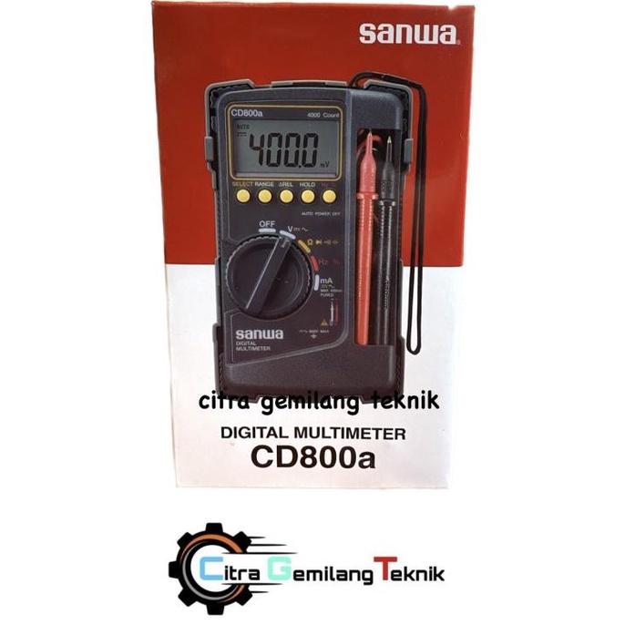 Jual multi tester digital sanwa cd800a digital multimeter Japan ...