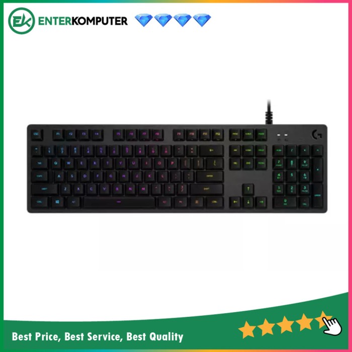 Jual Logitech G512 Carbon RGB Gaming Mechanical Keyboard | Shopee Indonesia